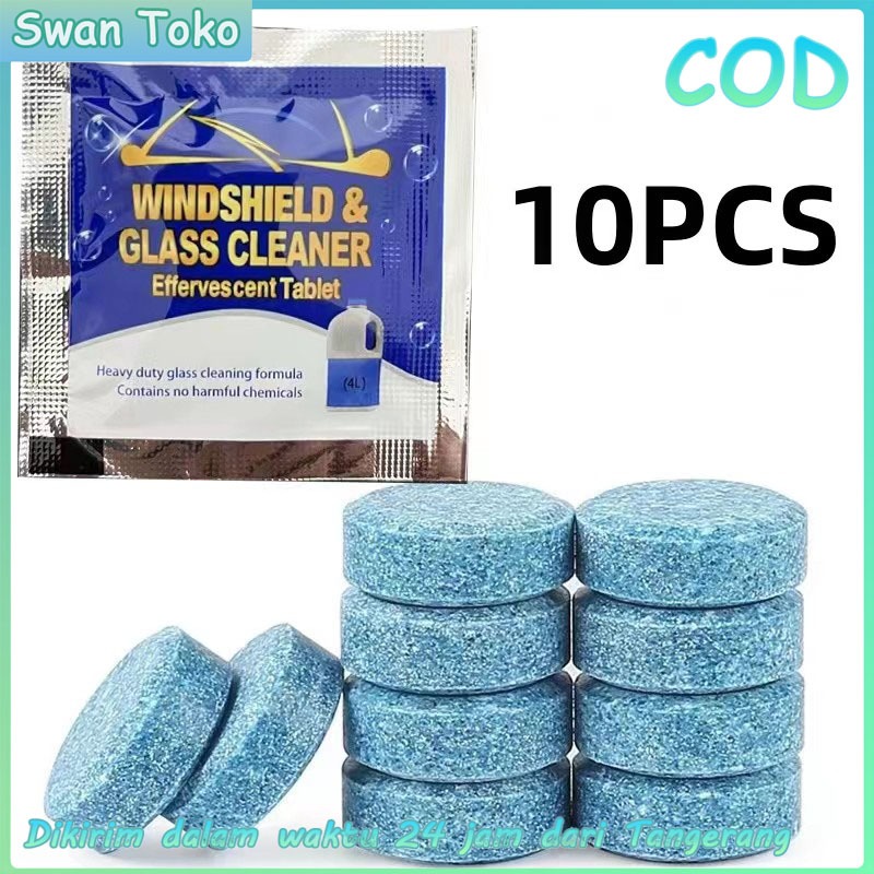 Jual 10Pcs Sabun Air Wiper Soap Pembersih Kaca Mobil Glass Cleaner Anti ...