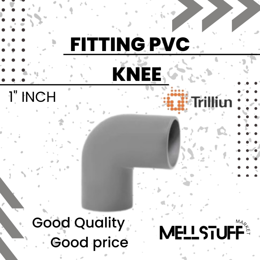 Jual Fitting PVC Knee / Elbow Ukuran 1" Inch Merk Trilliun Kuat dan ...