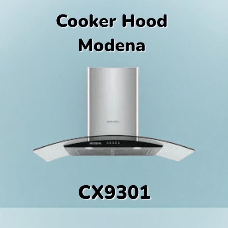 Jual Cooker Hood Modena CX 9301 / CX9301 Stainless Steel 90cm | Shopee ...