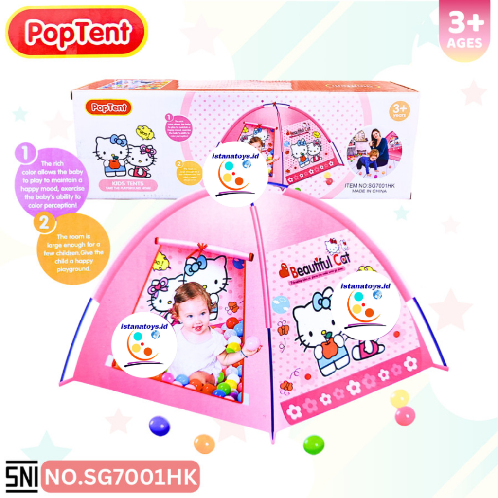Jual ID Pop Tent Kids Tent Karakter HK No.SG7001HK | Shopee Indonesia