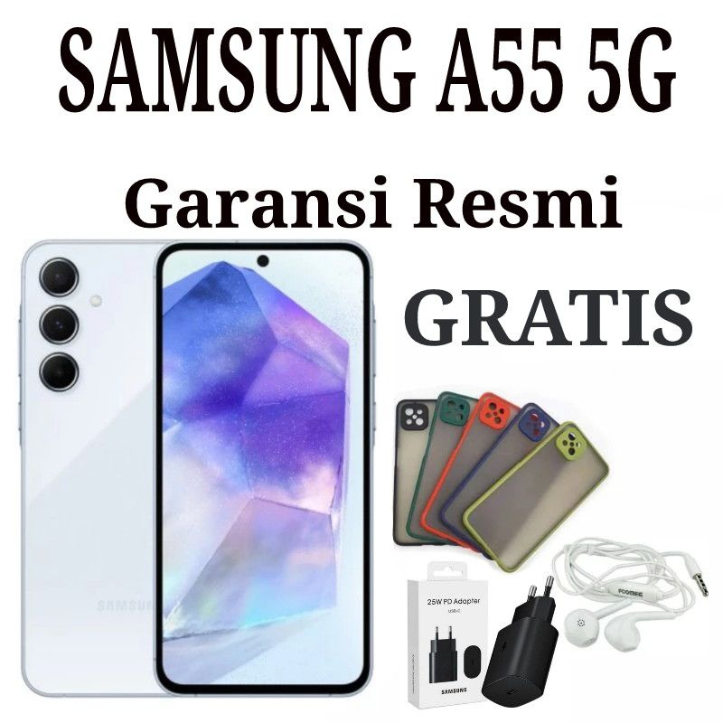 Jual Samsung Galaxy A55 5G [12GB/256GB] [8GB/256GB] [Free Adaptor 25W ...