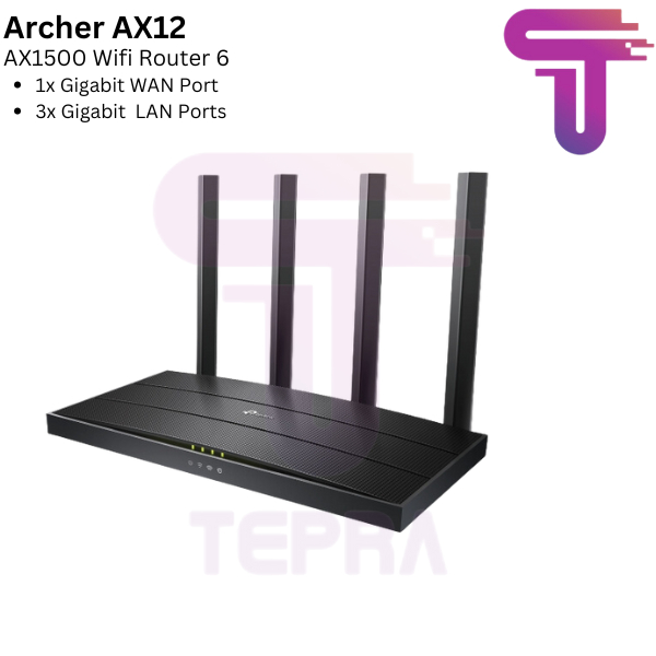 Jual TP-Link Archer AX12 | AX1500 Wi-Fi 6 Router Dual Band | Shopee ...