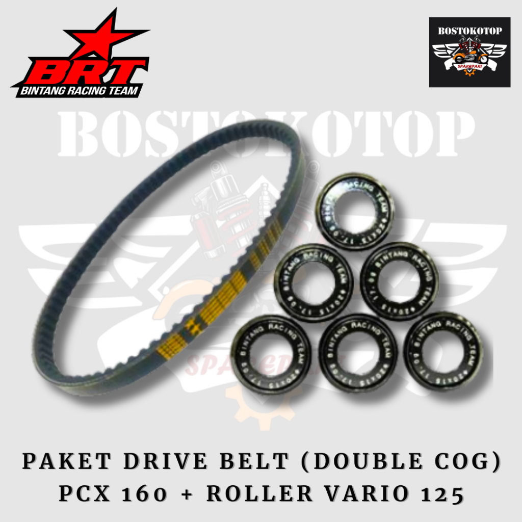 Jual BRT Bintang Racing Team Set Paket Drive Belt Vanbelt Double Cog ...