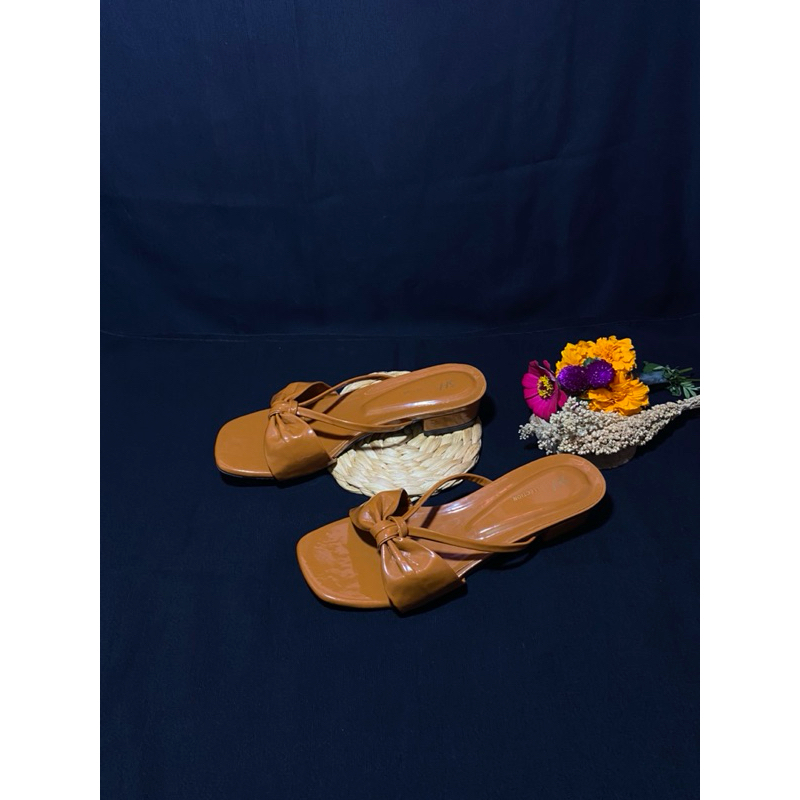 Jual A3 | Sandal heels wanita model hak tahu 3cm pita simpel | sandal ...