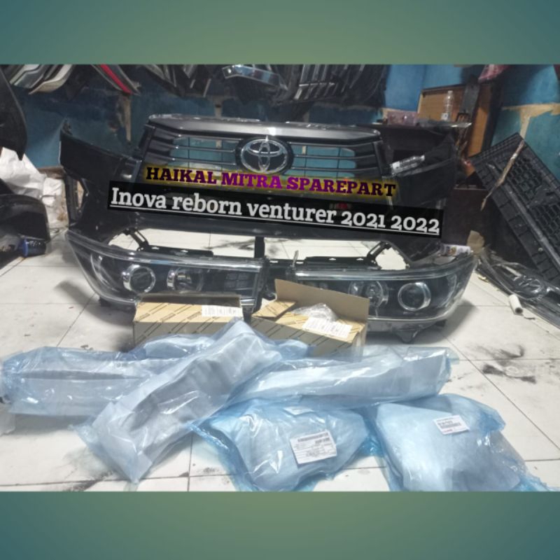 Jual paket upgrade rubah tampilan Toyota Innova reborn venturer 2021 2022 ORI | Shopee Indonesia