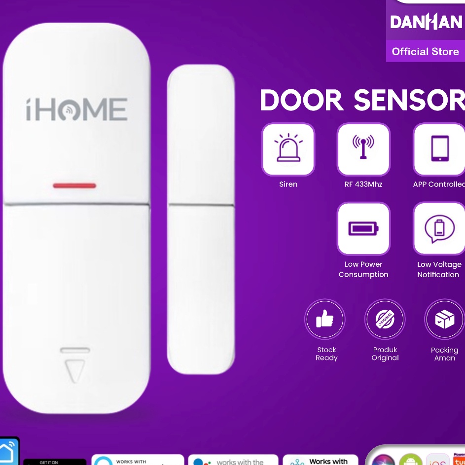 Jual Danhan Smart Door Sensor Ihme by Danhan Smarthome System untuk ...