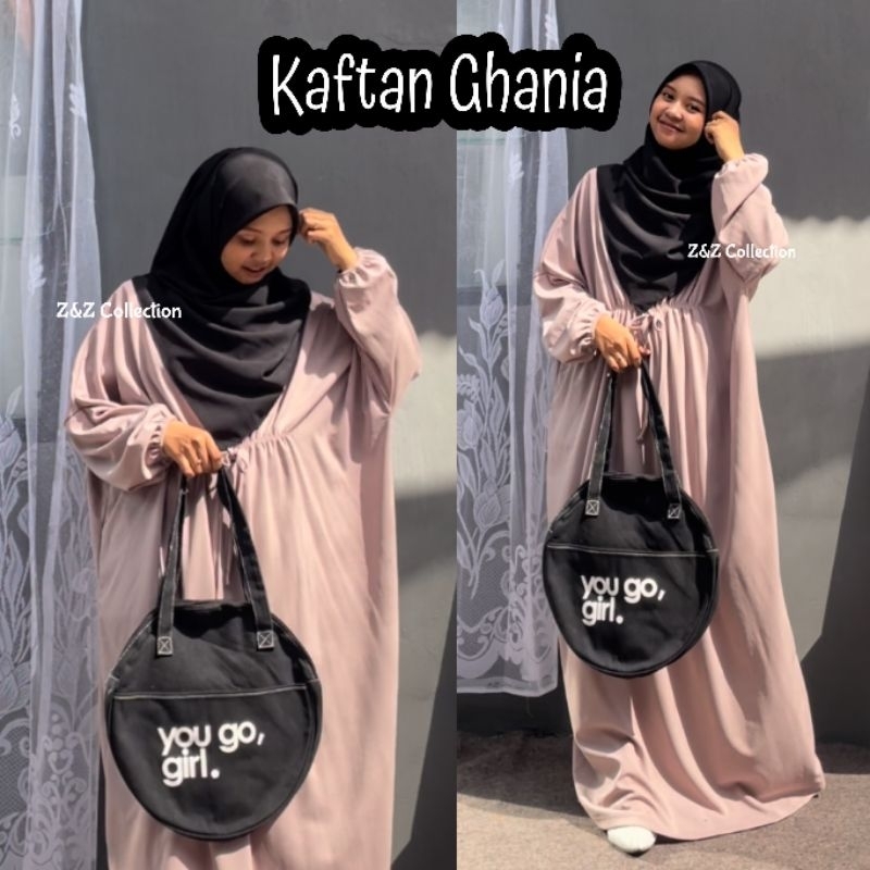 Jual GHANIYAH Kaftan bisa dipake sampe ld 130cm | Shopee Indonesia