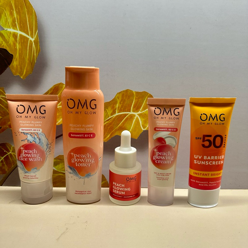 Jual PAKET LENGKAP 5in1 OMG OH MY GLOW ORIGINAL ( face wash 50ml ...