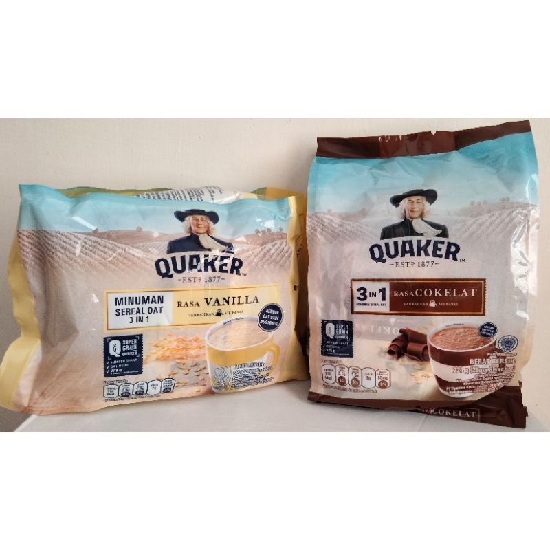 Jual Quaker Instan Oatmeal / Minuman Sereal Oat 3 in 1 / Cereal / oat ...