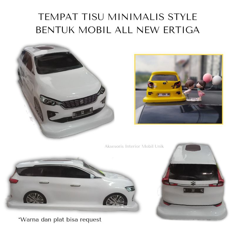 Jual (All New Ertiga) Kotak Tissue Minimalis Bentuk Mobil/Tempat Tisu ...