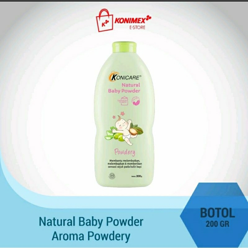 Jual KONICARE BABY POWDER 200 Gr Bedak Natural Baby Menyejukkan Kulit ...