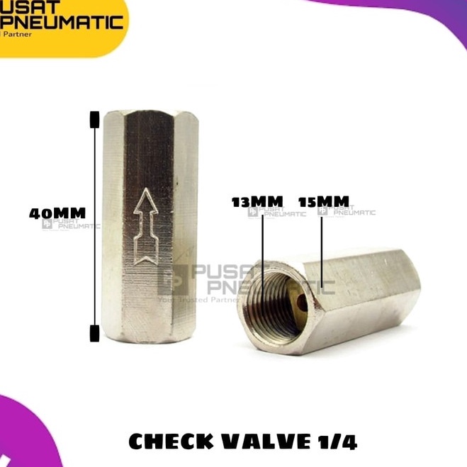 Jual KP8 Check valve one way valve no return valve 14 | Shopee Indonesia