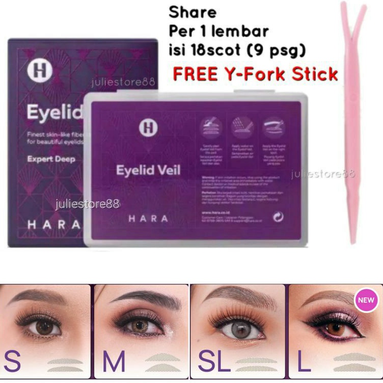Jual Bayar Di Tempat Hara Eyelid Veil x Nanath Nadia Scot Mata Jaring ...