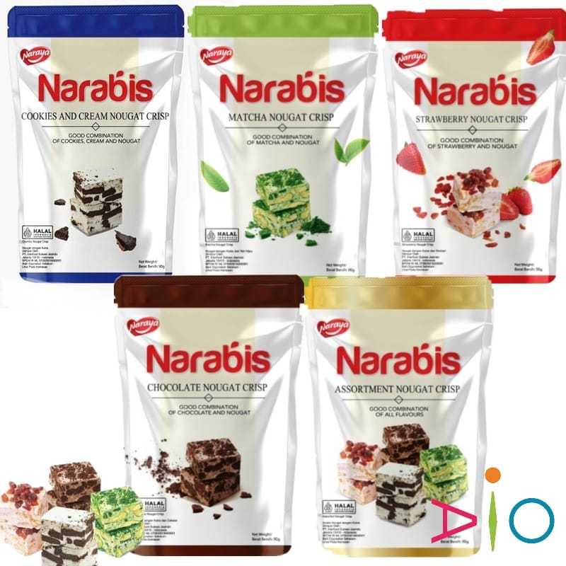 Jual NARAYA Narabis Nougat Crisp 90g | Shopee Indonesia