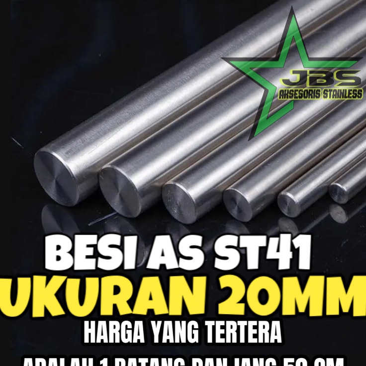 Jual BESI AS ST 41 DIAMETER 2MM5CM AS SS4 MILD STEEL | Shopee Indonesia