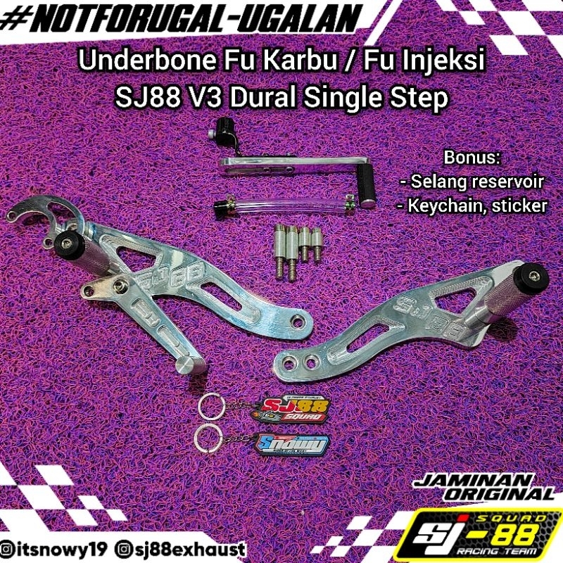 Jual Underbone SJ88 V3 Satria FU Karbu & FUFI Single Step | Shopee ...
