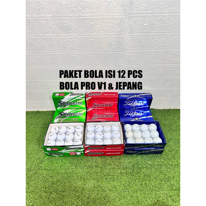 Jual Bola Golf Pro V1 & Pro V1X Box isi 12 Grade A - Bola golf second ...