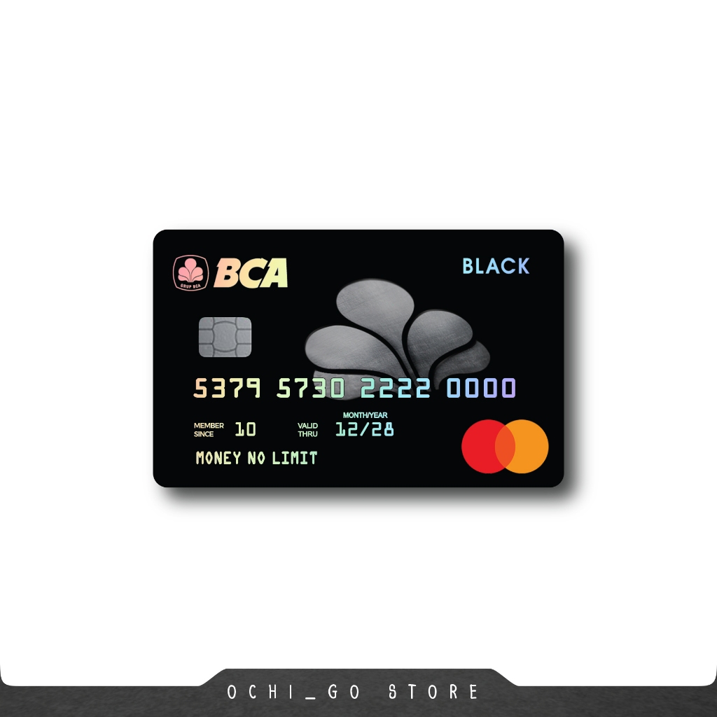Jual Stiker Kartu Atm Garskin Skin Card Custom Bank BCA Prioritas ...