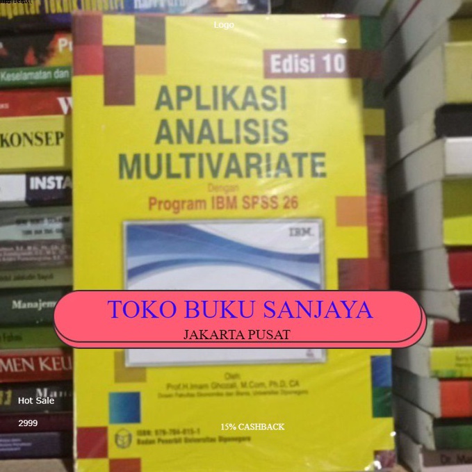 Jual Aplikasi Analisis Multivariate Dengan Program IBM SPSS 26 edisi 1 by H Imam Ghozali ART ...