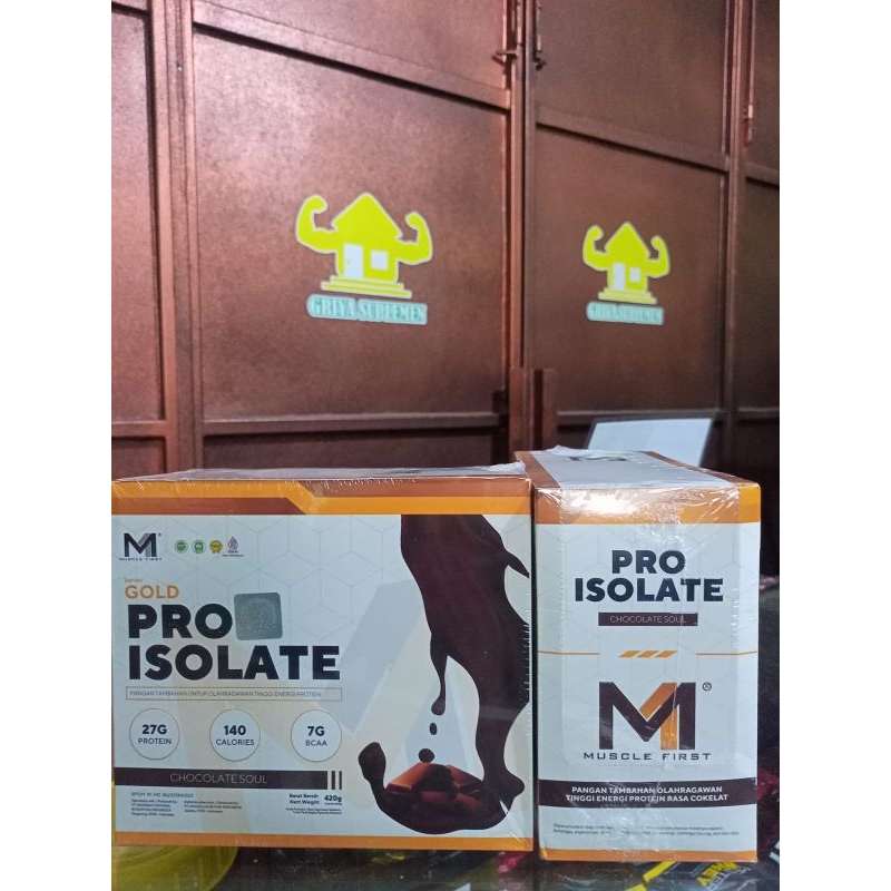 Jual MUSCLE FIRST Pro Isolate box isi 12 sachet / 420 Gram | Shopee ...