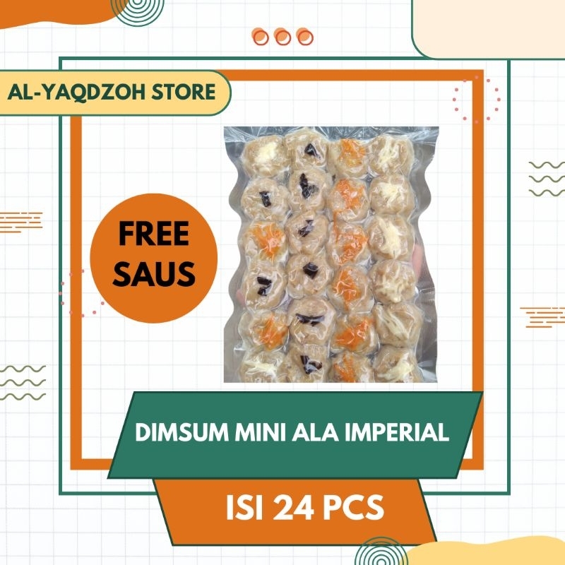 Jual Dimsum Mini FROZEN FOOD | ala imperial isi 24 Pcs | Shopee Indonesia