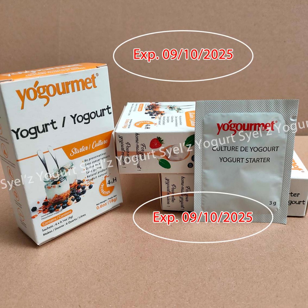Jual Bibit Yogurt (1 sachet @ 3g) - Yogourmet Yogurt Starter Made in ...