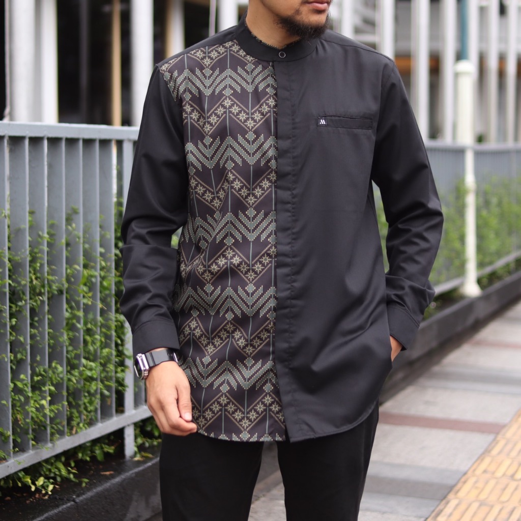 Jual STAYGOODLY Kemko Batik Pria Full Kancing Bahan Toyobo Lengan ...