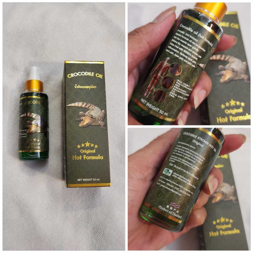 Jual BC - READY STOCK CROCODILE OIL ORIGINAL HOT FORMULA 50 ML ORI ...