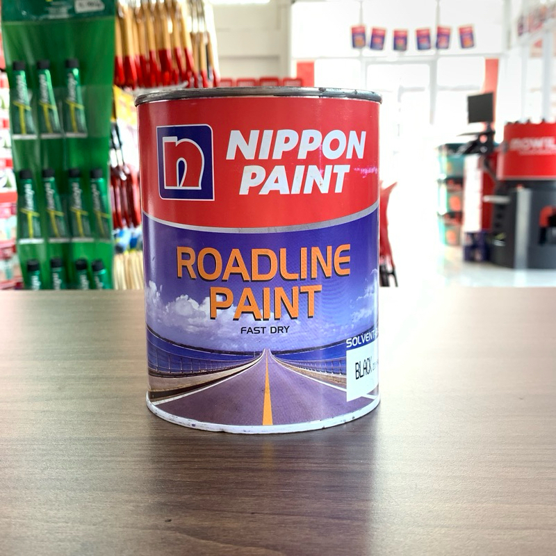 Jual NIPPON ROADLINE PAINT 1L HITAM KUNING PUTIH | CAT JALAN | CAT ...