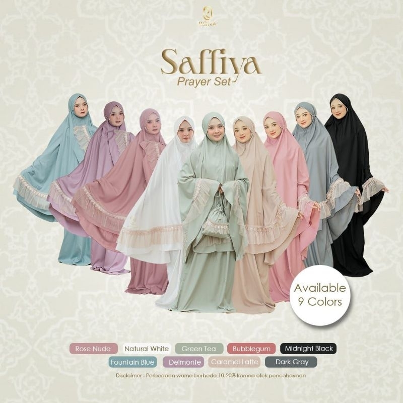 Jual SAFFIYA PRAYER SET MUKENA BY RONA | Shopee Indonesia