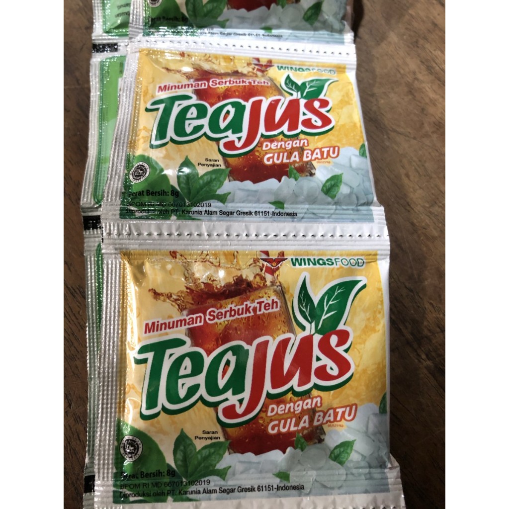 Jual TEAJUS GULA BATU 1 RENCENG | Shopee Indonesia