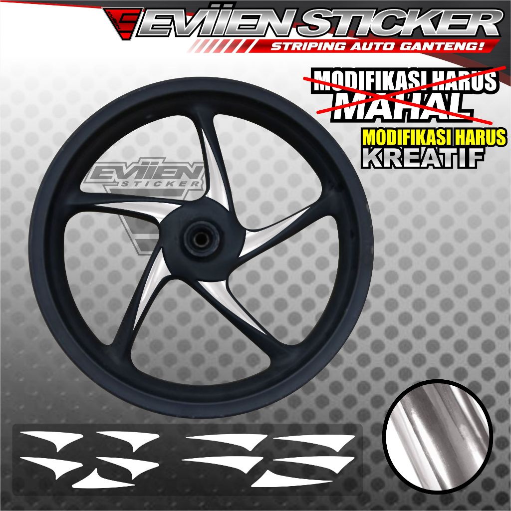 Jual STICKER STIKER VELG MOTOR HONDA OLD VARIO KZR/BEAT KARBU/ BEAT FI ...