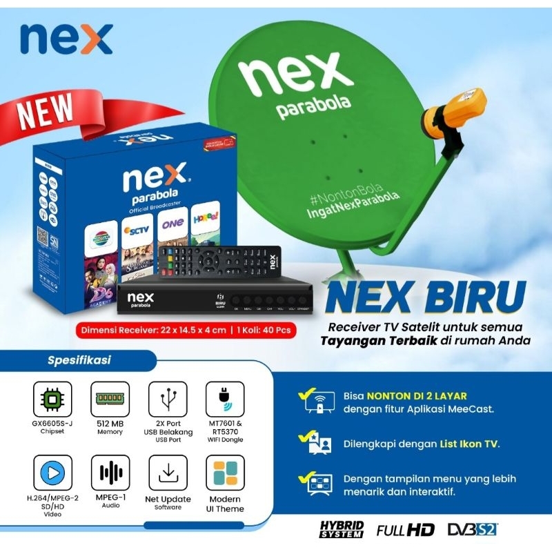 Jual nex biru new | Shopee Indonesia