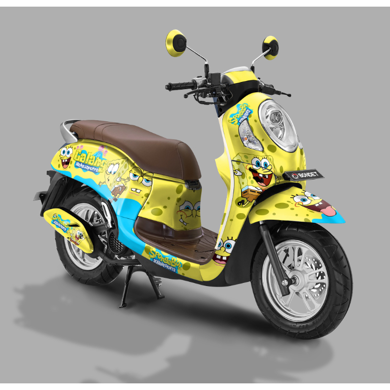 Jual STICKER SCOOPY - DECAL MOTOR HONDA SCOOPY NEW FULL BODY | Shopee Indonesia