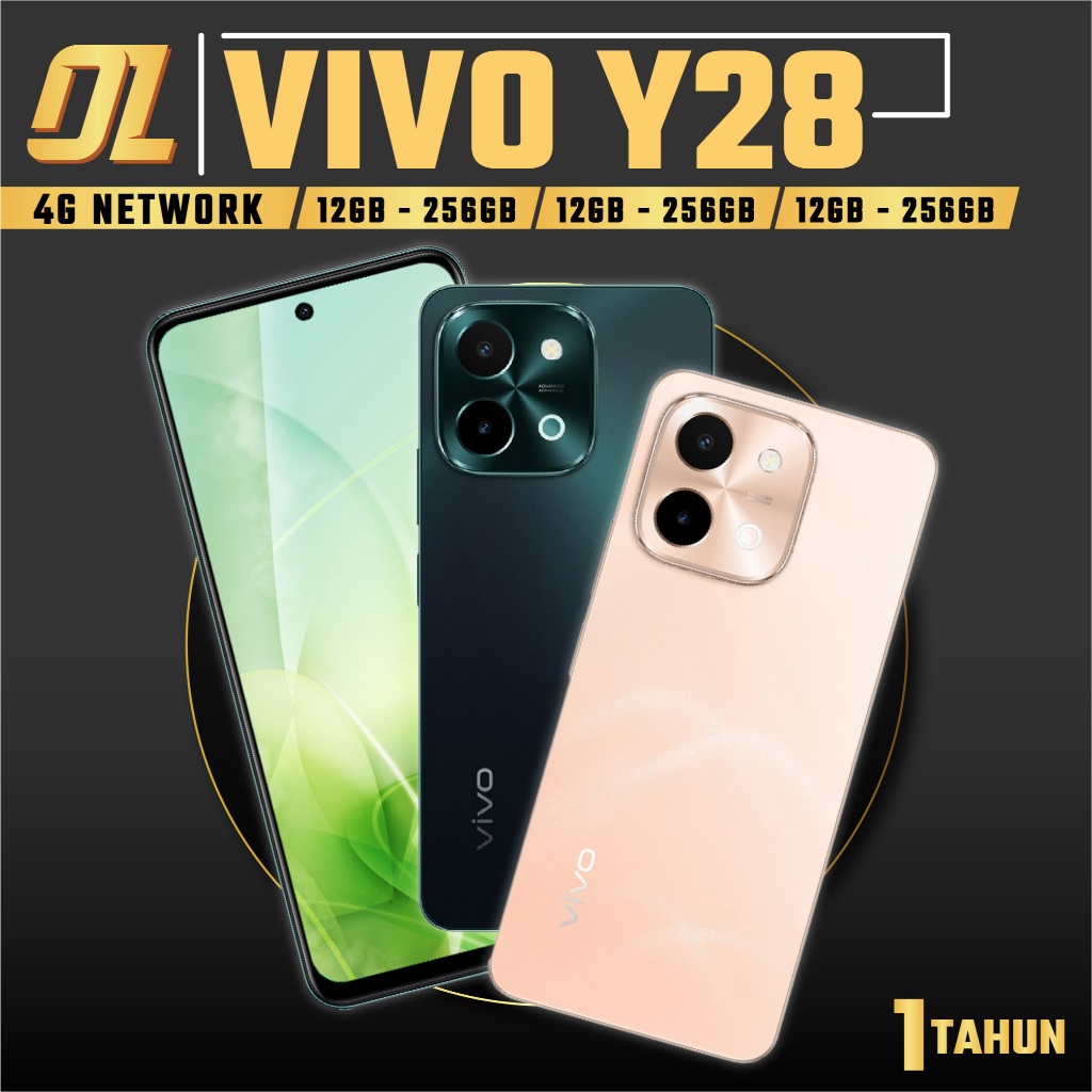 Jual Vivo Y28 6/128 8/128 8/256 6GB 8GB 128GB 256GB HP Original Garansi ...