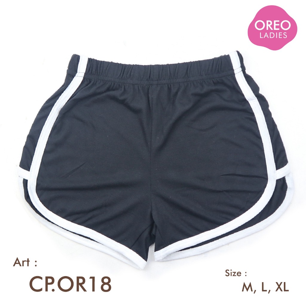Jual OREO Brand CELANA SANTAI WANITA HOT PANTS KATUN DOUBLE KNIT CELANA ...