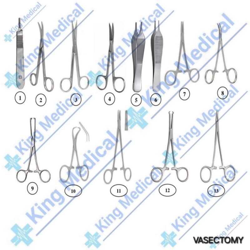 Jual Vasectomy Set Vasektomi Premium Quality (+ Bak Instrument 512 ...