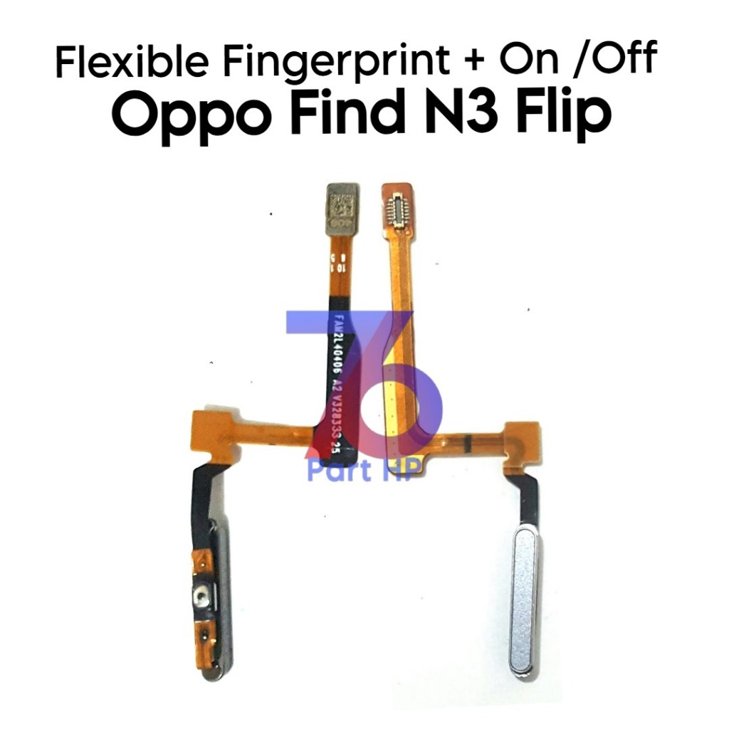 Jual Flexible Konektor Power On Off + Fingerprint OP Find N3 Flip / PHT110 / CPH2519 - Flexible ...