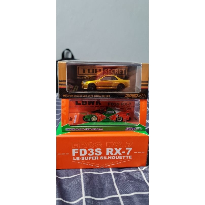 Jual Inno64 Malaysia Diecast Expo 2024 R34 Top Secret & RX7 LBWK ...