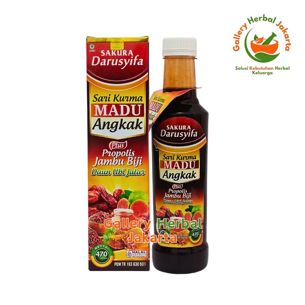 Jual Sakura Darusyifa Sari Kurma Madu Angak Plus Propolis Jambu 470gr ...