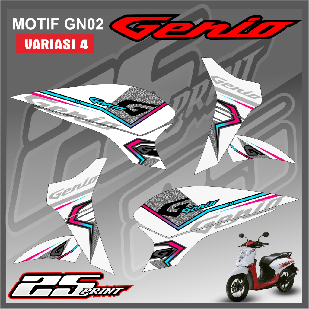 Jual STIKER HONDA GENIO STRIPING STICKER MOTOR GENIO KODE GN02 | Shopee ...