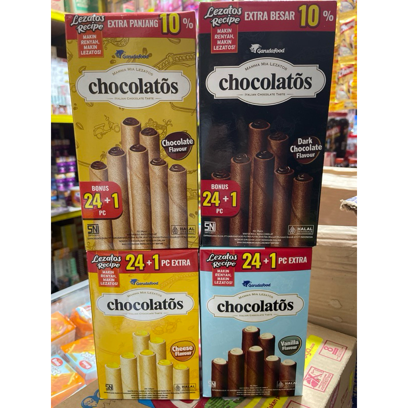 Jual CHOCOLATOS 1000 16GR BOX ( 24 PCS ) | Shopee Indonesia