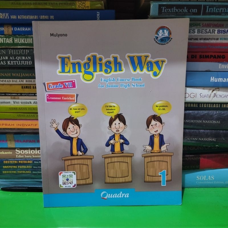 Jual BUKU BEKAS QUADRA - ENGLISH WAY KELAS 1 SMP K13 REVISI | Shopee Indonesia