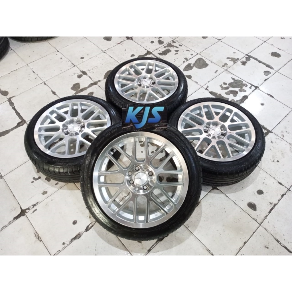 Jual Velg Racing Bekas R16 HSR Rai-S1 Pcd 4x100 4x114 Ban 185/50 R16 Buat Agya Ayla Brio Sigra ...