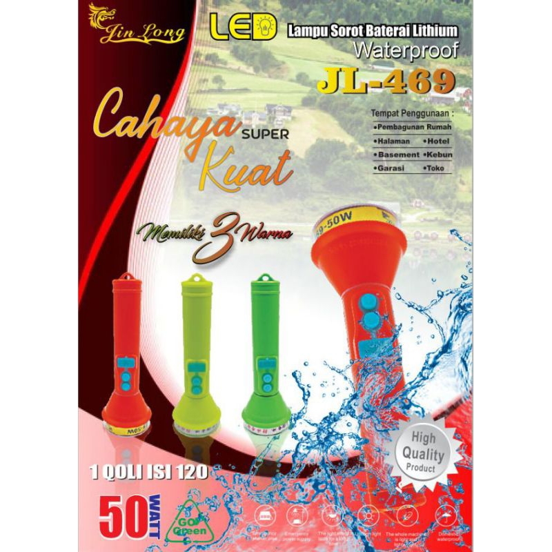 Jual SENTER SELAM GENGGAM JIN LONG TYPE 469 50WATT | Shopee Indonesia