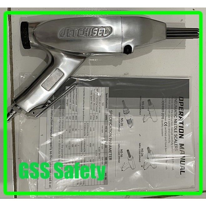 Jual Pneumatic Jet Chisel Needle Scaler NS 24 IMPA 590463 | Shopee Indonesia