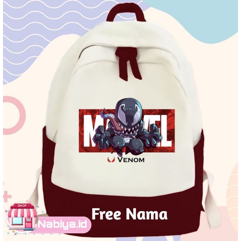 Jual TAS RANSEL ANAK MARVEL VENOM BACKPACK ANAK SEKOLAH CUSTOM GAMBAR ...