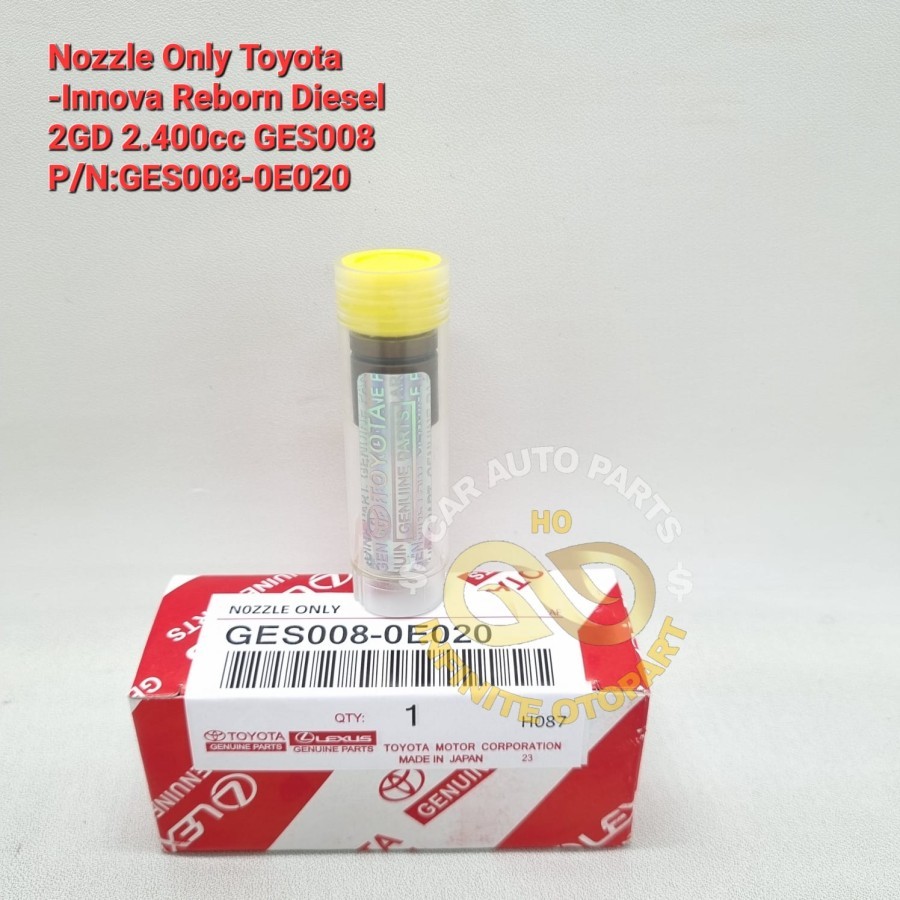 Jual NOZZLE NOSEL ONLY TOYOTA INNOVA REBORN DIESEL 2GD 2400CC GES008 ...