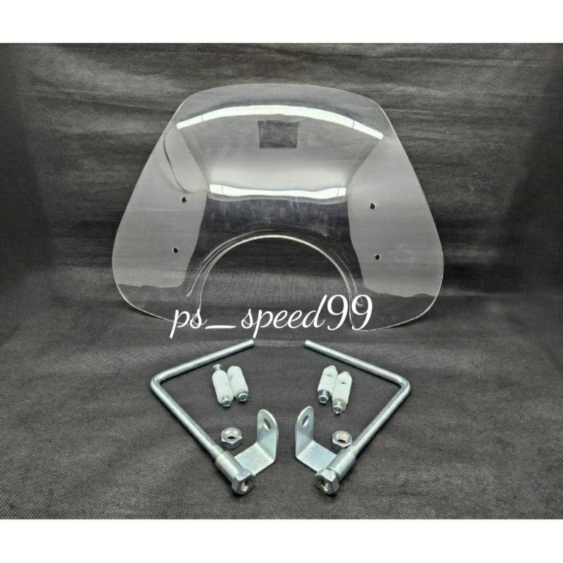 Jual visor motor fazzio windshield fazzio tebal | Shopee Indonesia