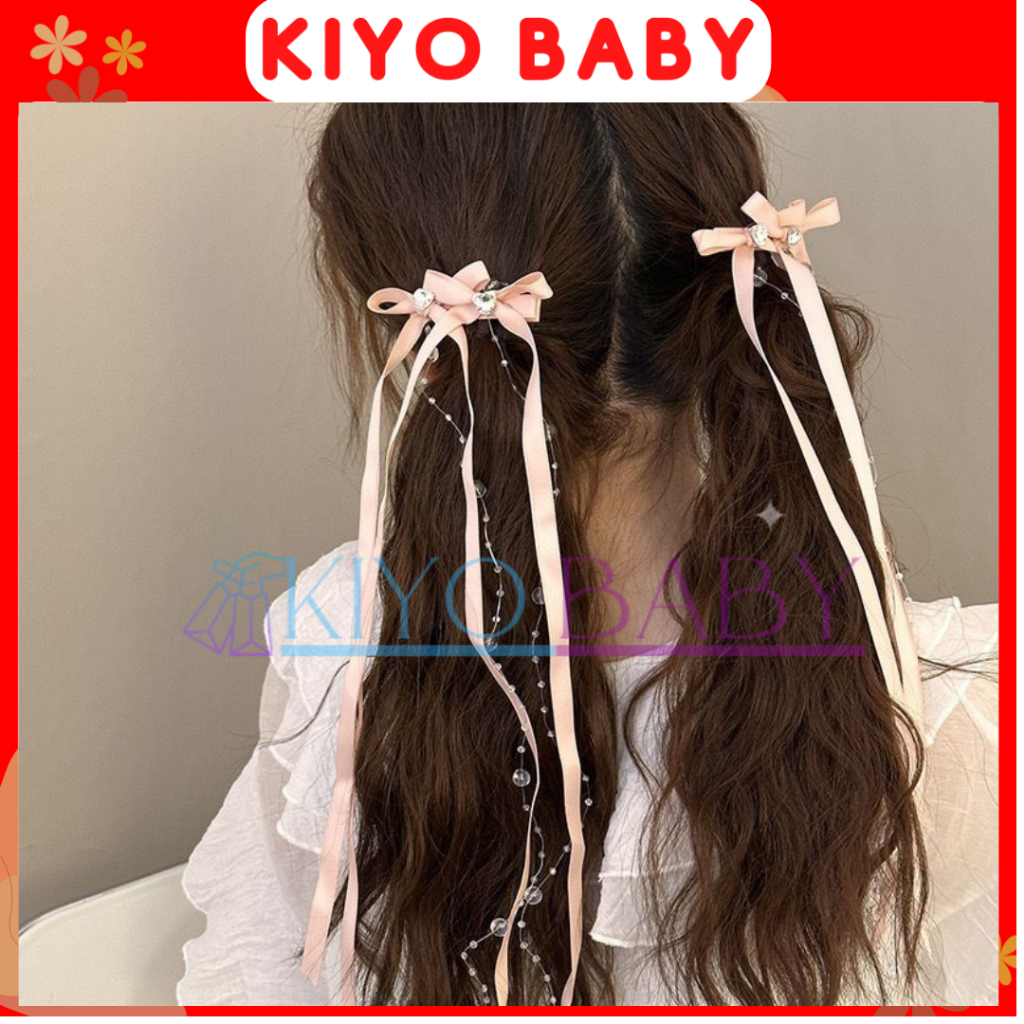 Jual P-144 || JEPITAN RAMBUT PITA MUTIARA MANIK PANJANG KOREA SET 2 PCS ...